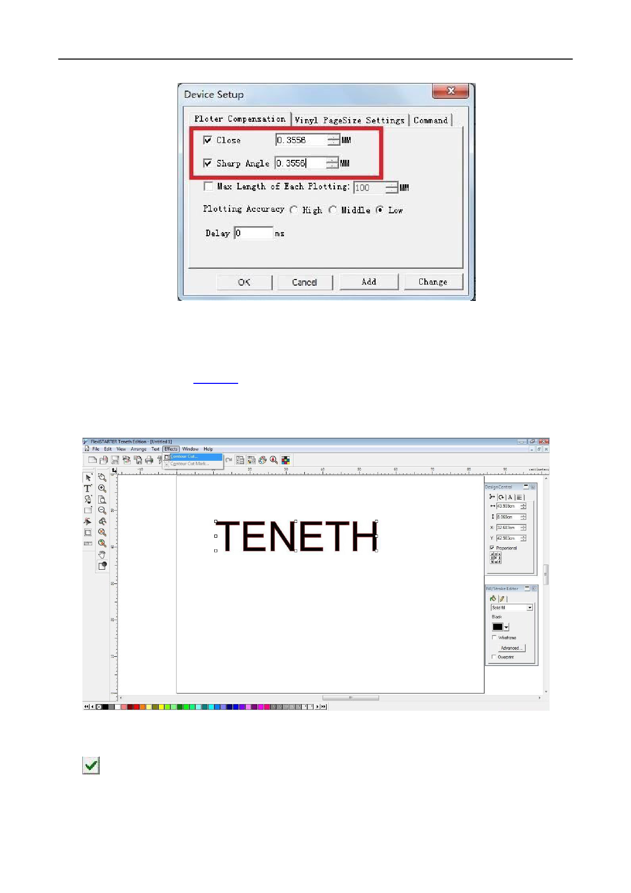 Contour Cut optional 1 If you are the first time to (Page 36 / 49) V-Smart User Manual (2013 ...